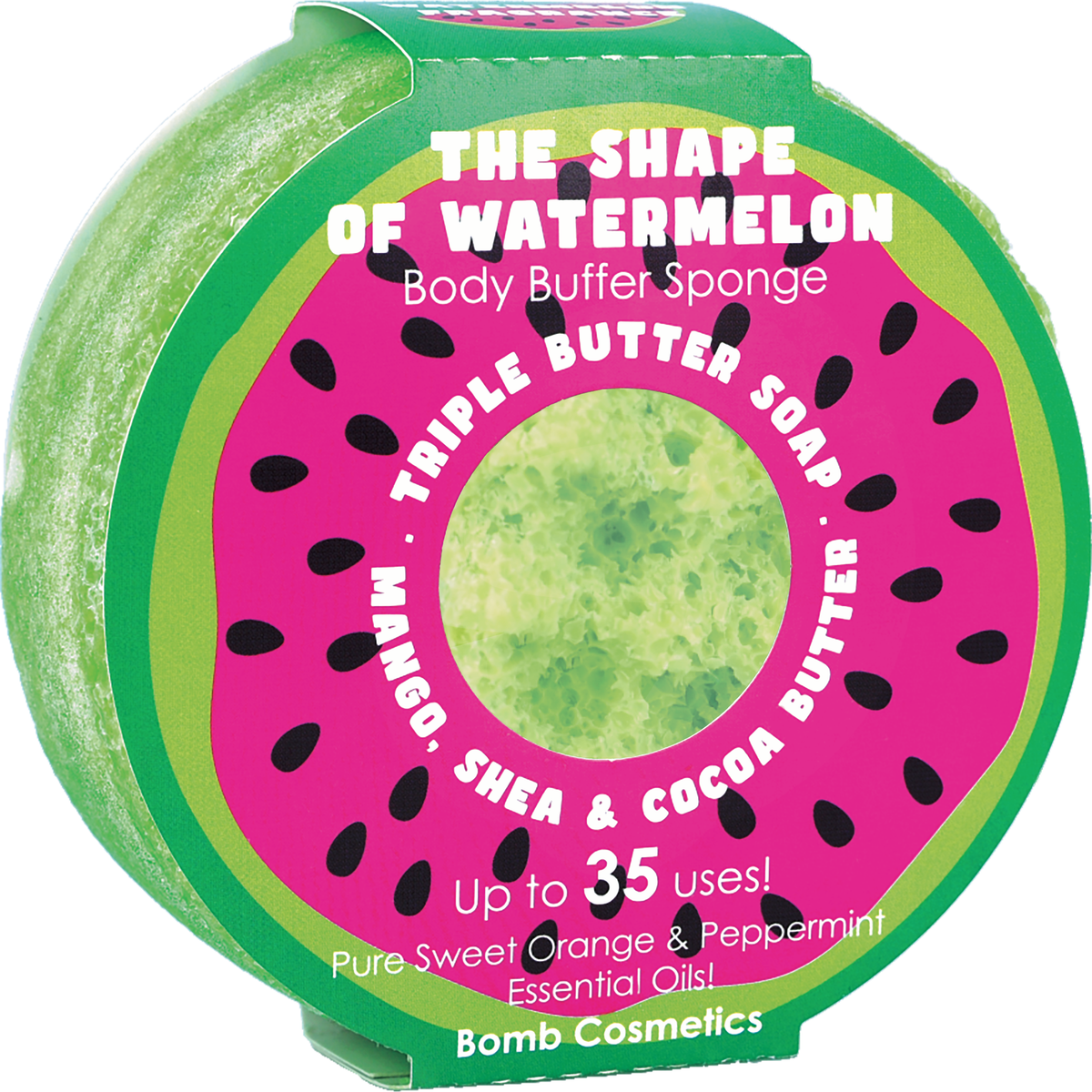 The Shape of Watermelon Body Buffer – Bomb Cosmetics B2B UK